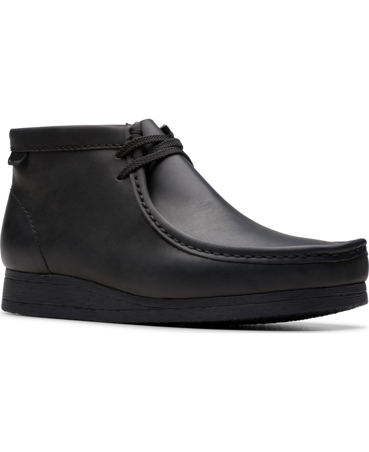 Click here for Clarks Mens Collection Wallaston Boots - Black lea... prices