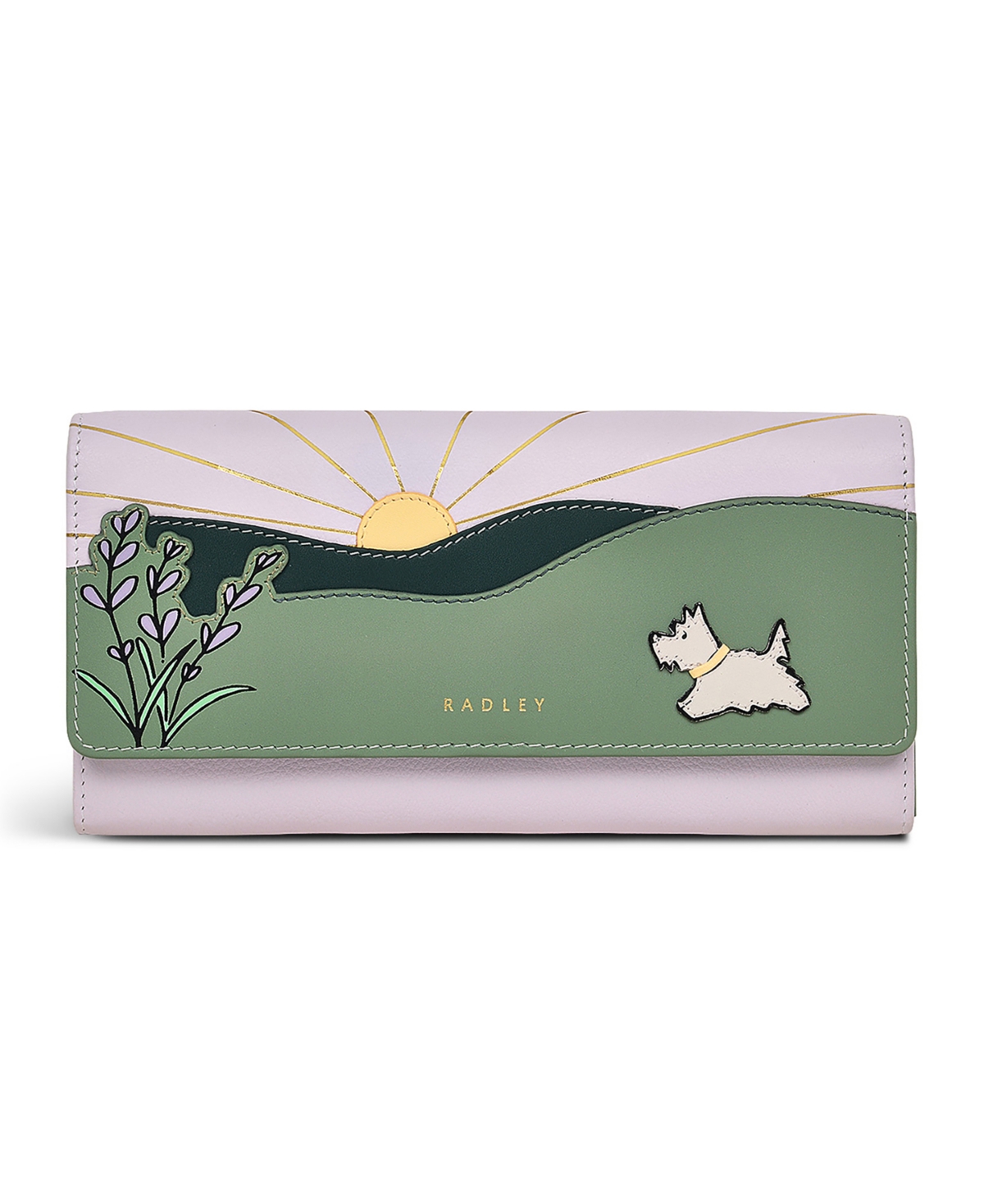 Click here for Radley London Lavender Fields Flap Over Wallet - O... prices