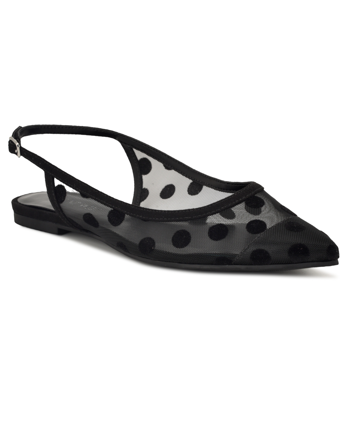 Click here for Nine West Womens Brin Slingback Flats - Black Dots... prices