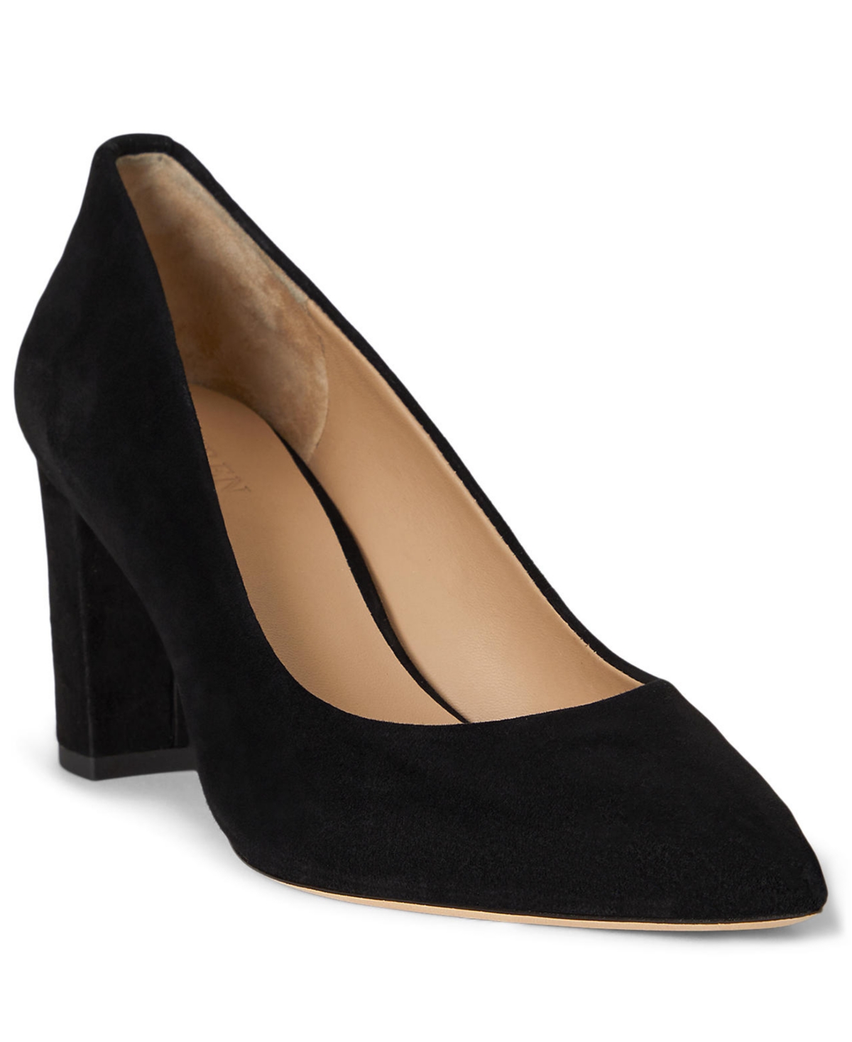 Click here for Lauren Ralph Lauren Womens Lanette Block-Heel Pump... prices
