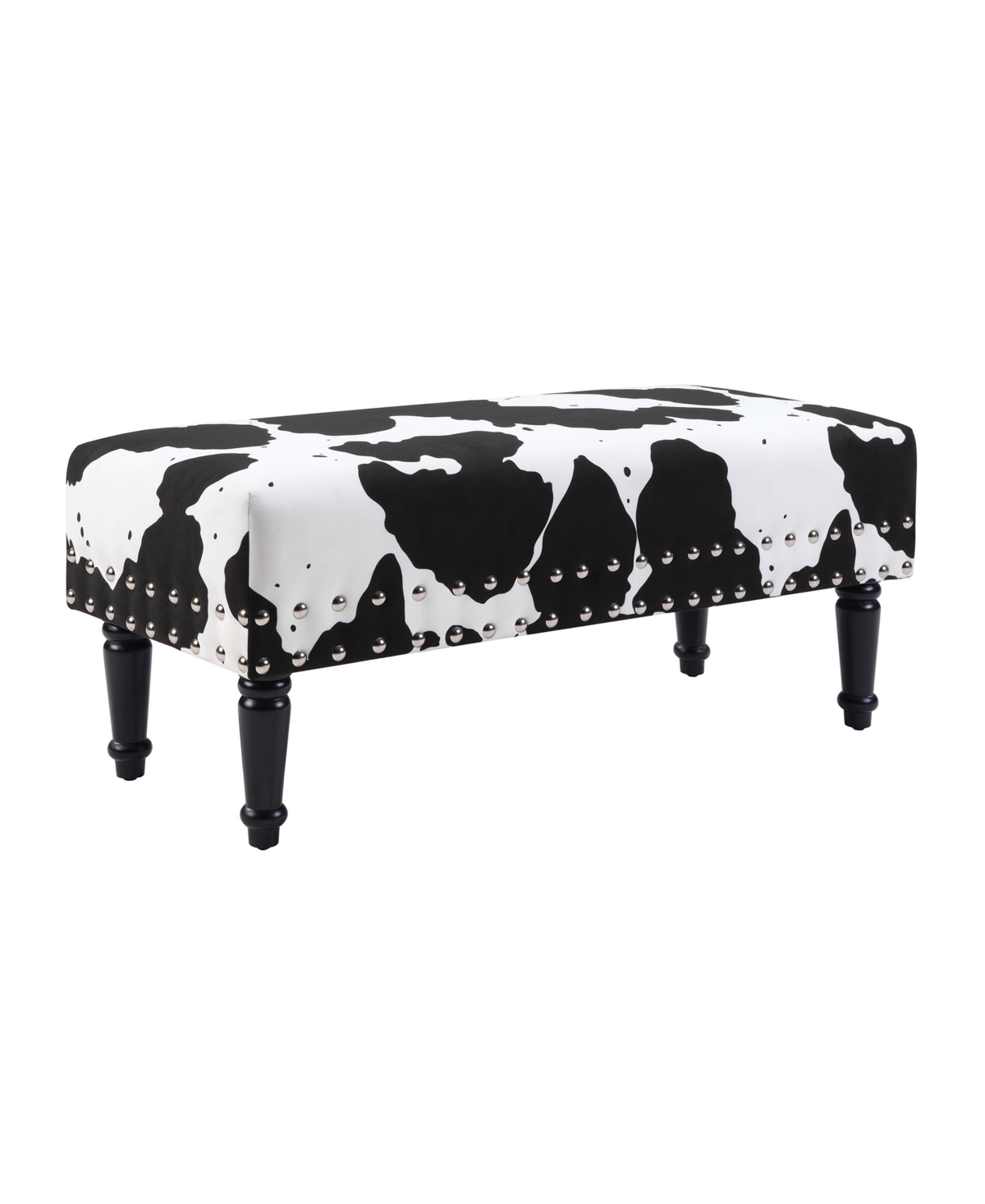 Click here for Convenience Concepts 40 Faux Cowhide Print Bench w... prices