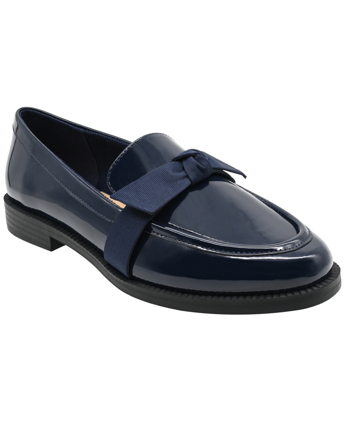 On 34th Womens Kasandra Bow Loafers  Created for Macys - Navy Blue