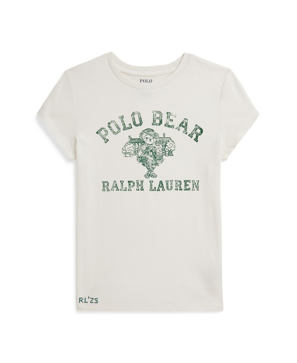 Click here for Polo Ralph Lauren Big Girls Polo Bear Jersey T-Shi... prices