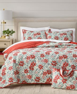 Click here for Holiday Lane Poinsettia Quilt Bag Exclusively For... prices