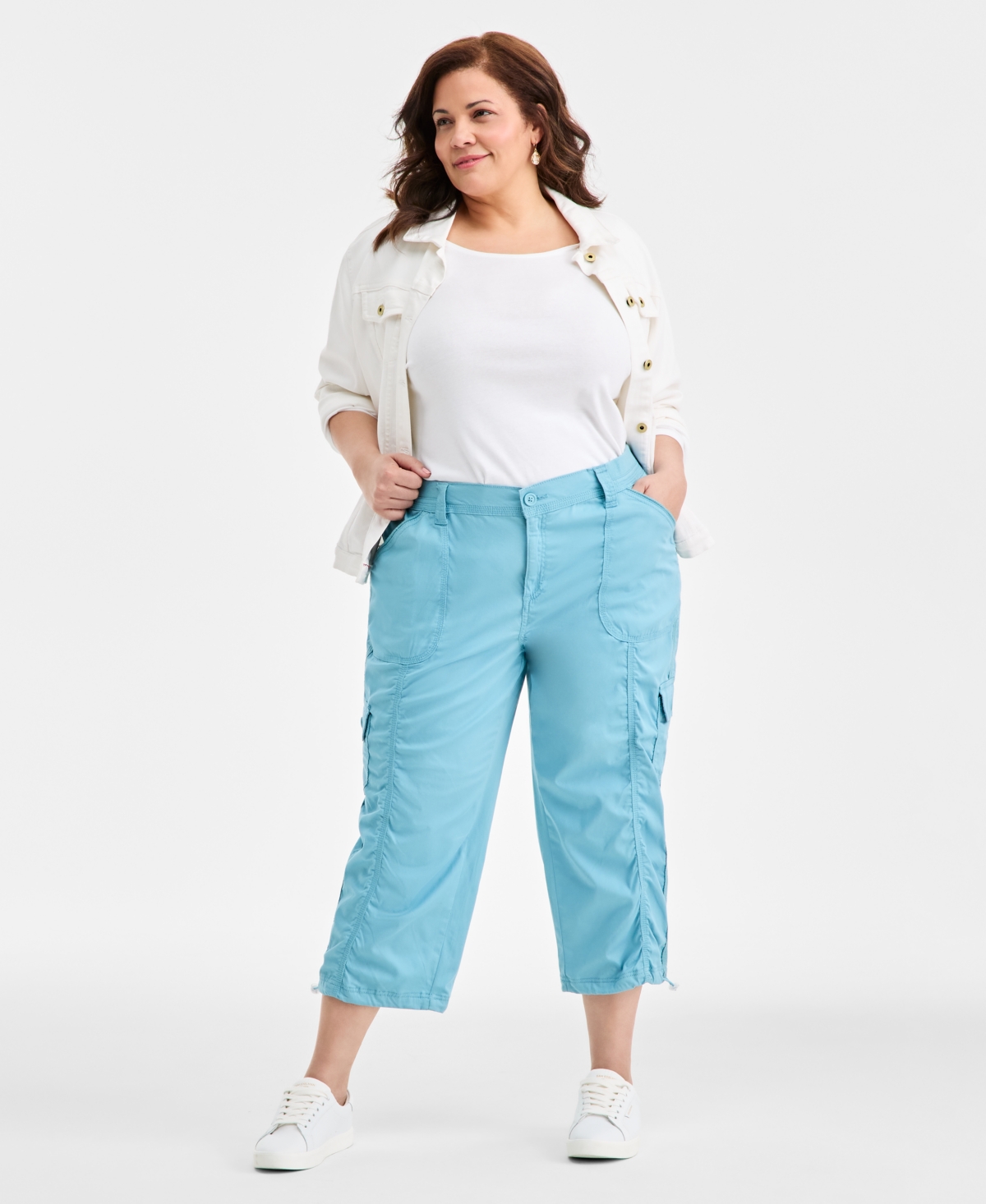 Click here for Style & Co Plus Size Cargo Capri Pants  Exclusivel... prices