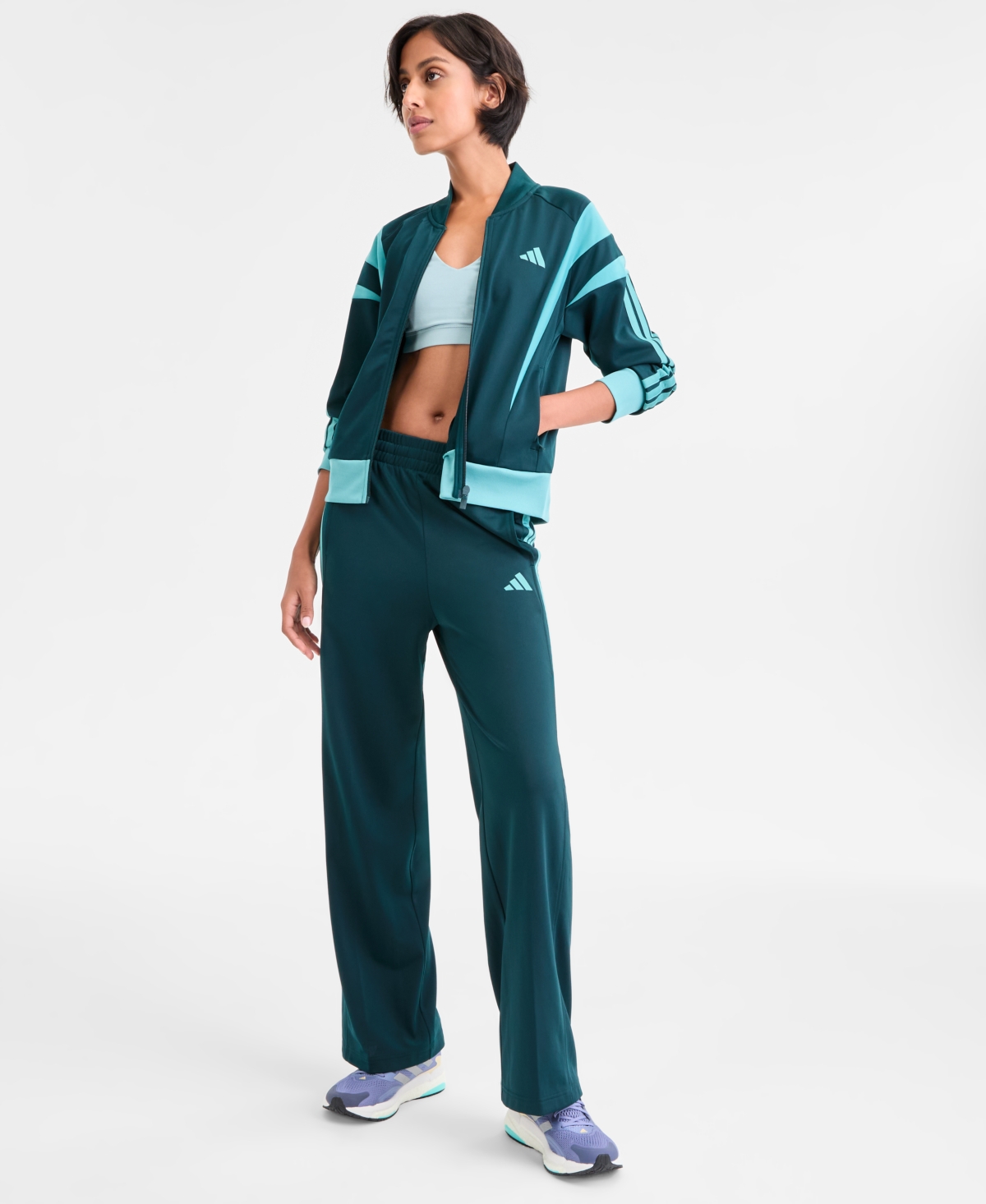 Click here for adidas Womens Fashion Track Pants - Aurora Ivy/pow... prices