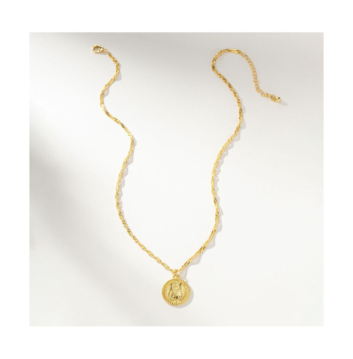 Click here for Uncommon James 14K Gold-Plated Angel Wings Necklac... prices