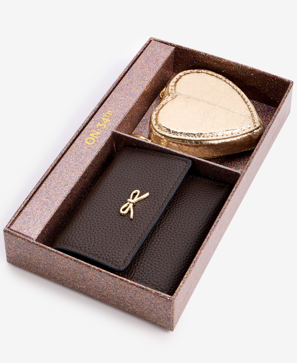 Click here for On 34th Boxed Maddynn Wallet & Heart Pouch Set  Ma... prices