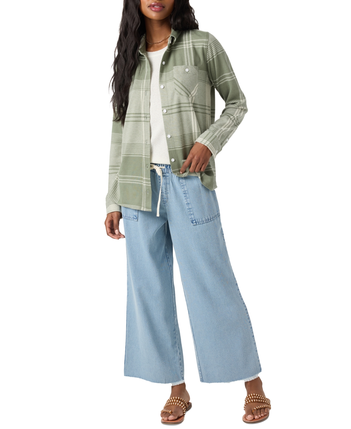 Click here for ONeill Juniors Jorgina Long-Sleeve Top - Sea Spray prices