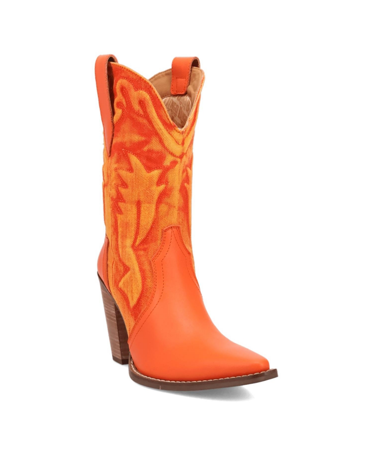 Click here for Dingo Womens Tipsy Leather Boot - Orange prices