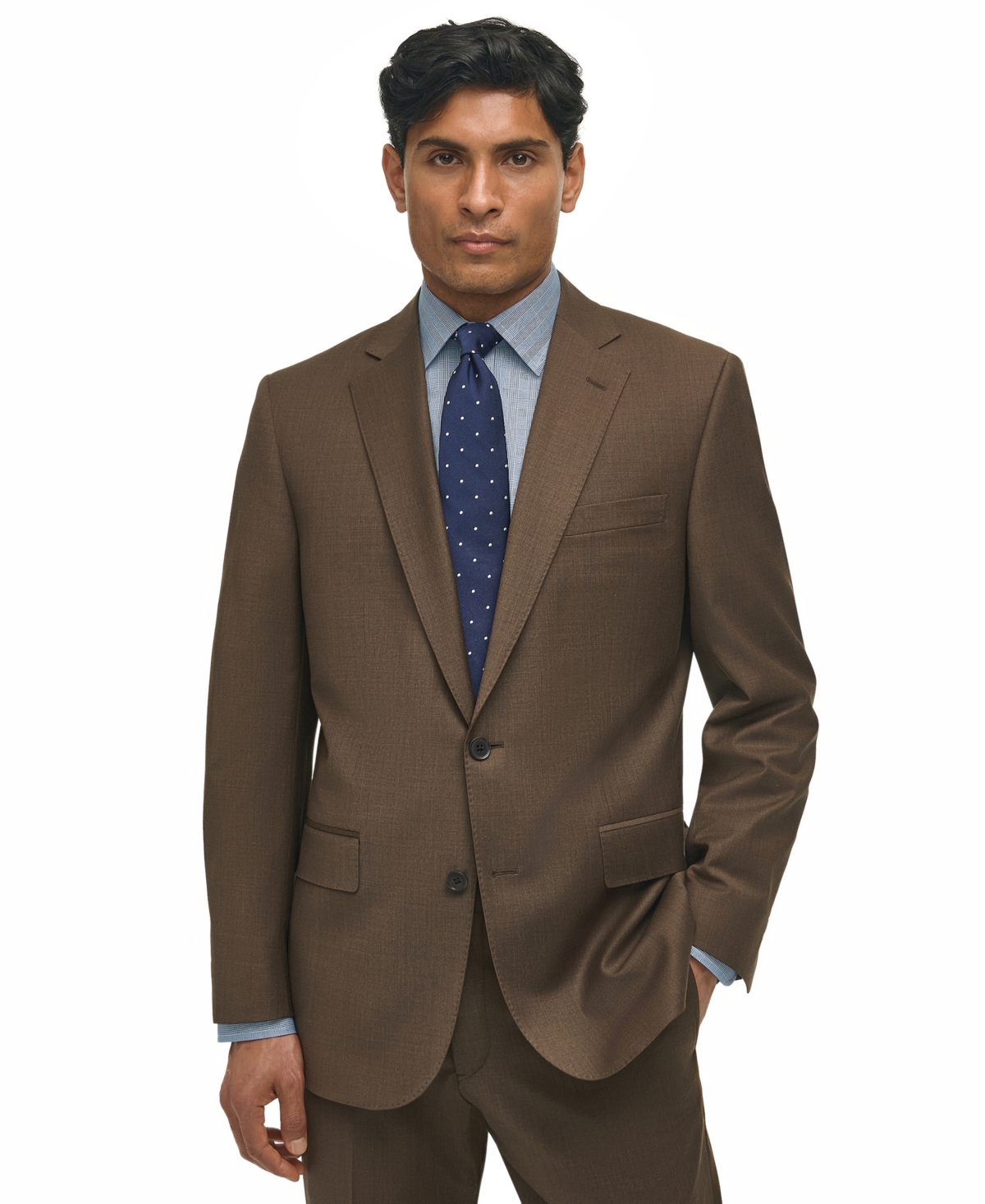 Click here for Brooks Brothers Mens Classic-Fit Wool-Blend Suit J... prices