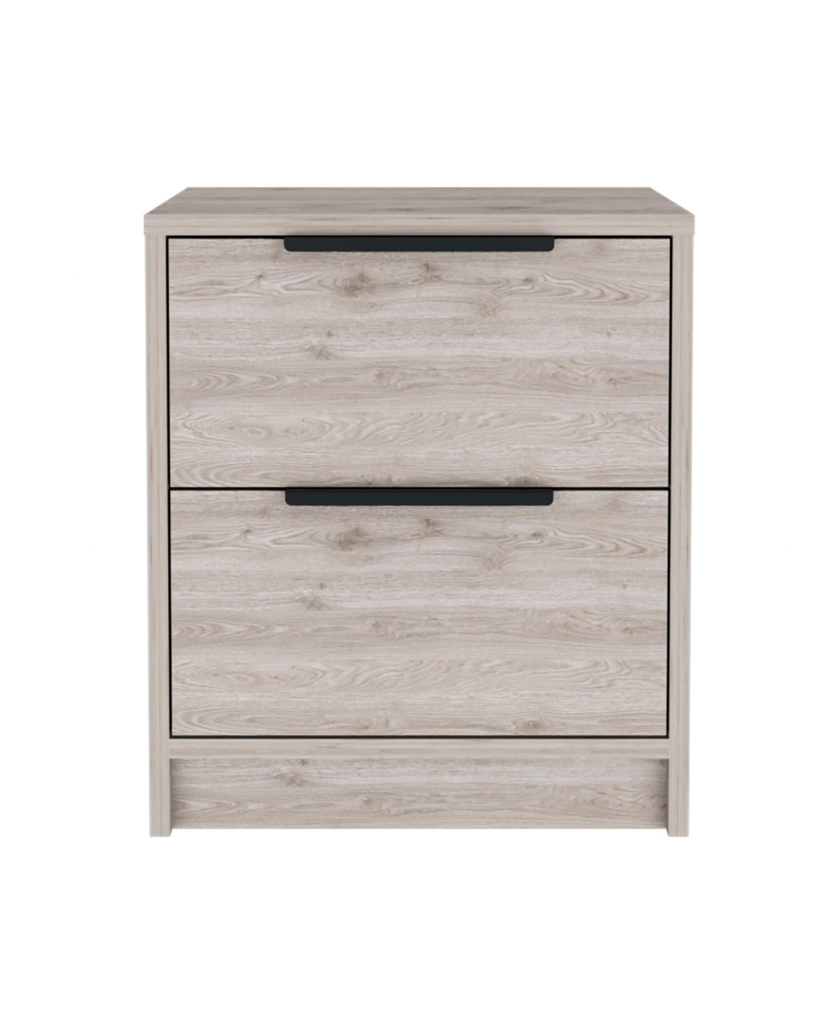 Click here for Stylish Rectangular One Drawer Nightstand with Woo... prices