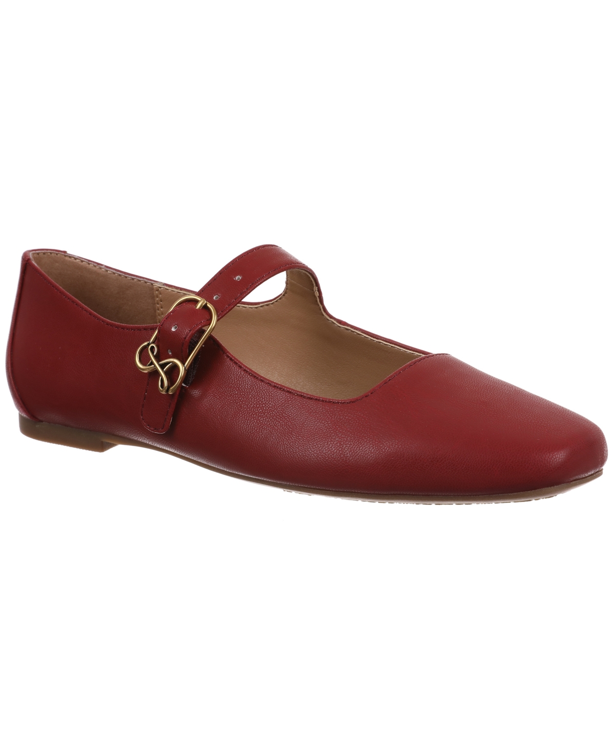 Click here for Sam and Libby Womens Fredi Mary Jane Flats - Cherr... prices