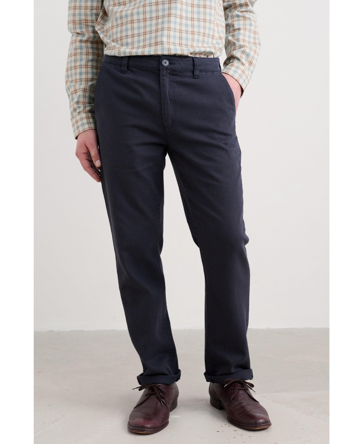 Seasalt Cornwall Mens Tollgate Slim Pants - Inkwell