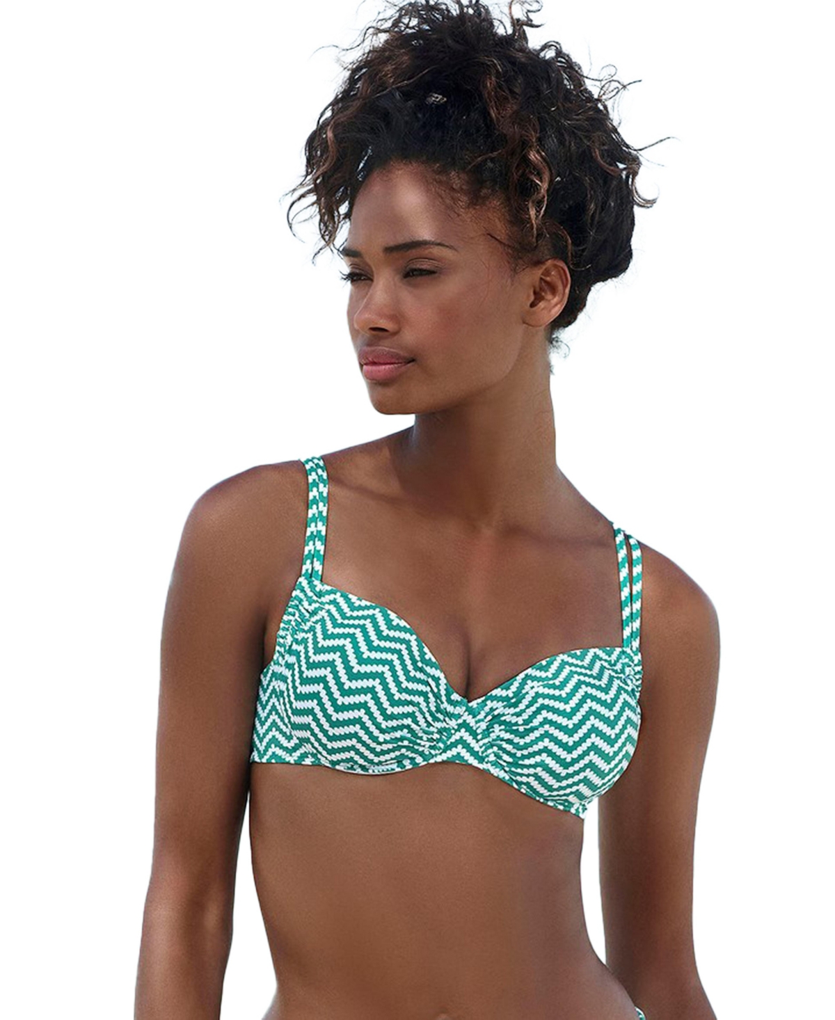 Click here for Lascana Womens Chevron Underwire Bikini Swimsuit T... prices