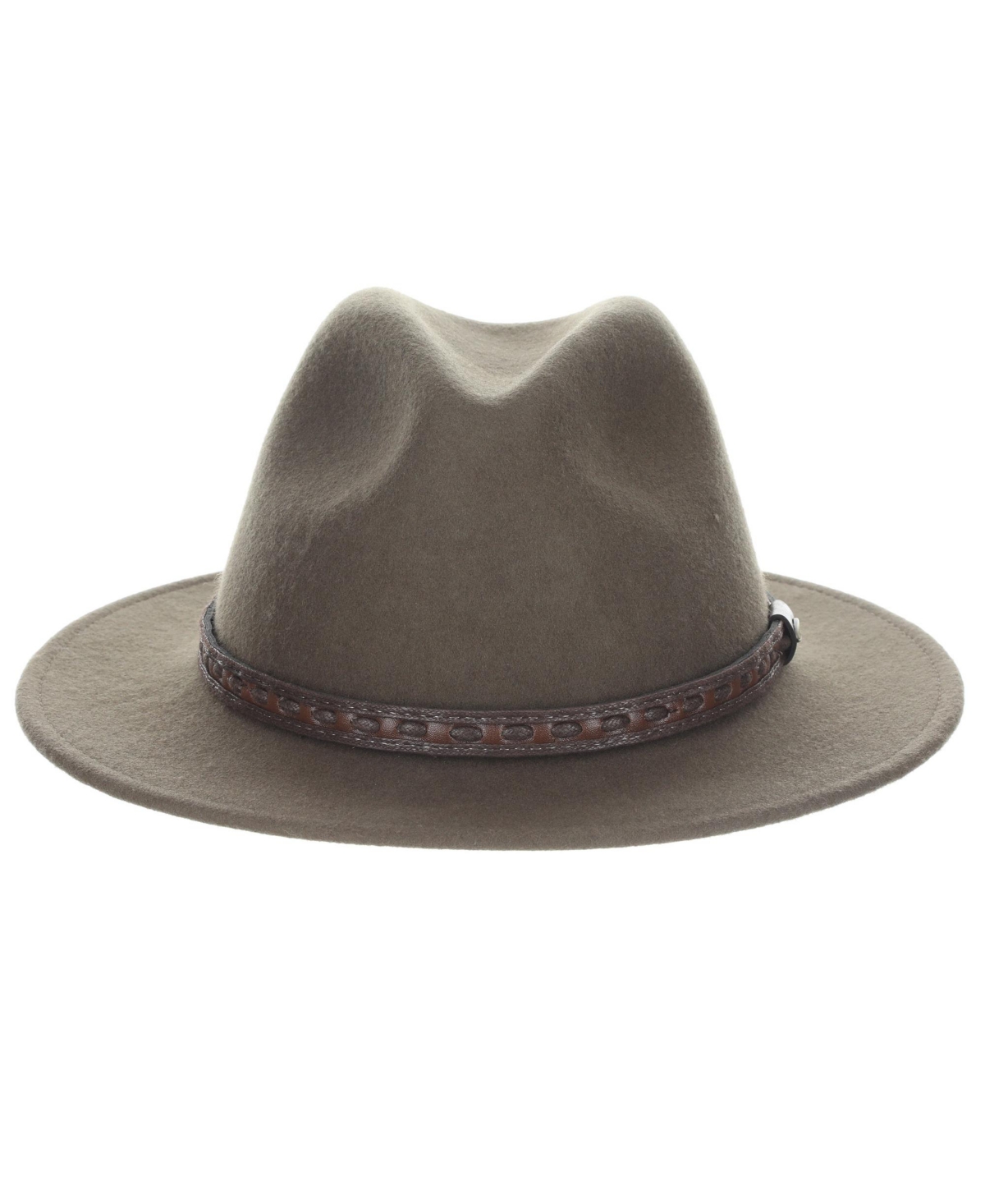 Click here for Scala Mens Crush Felt Safari Hat - Khaki prices