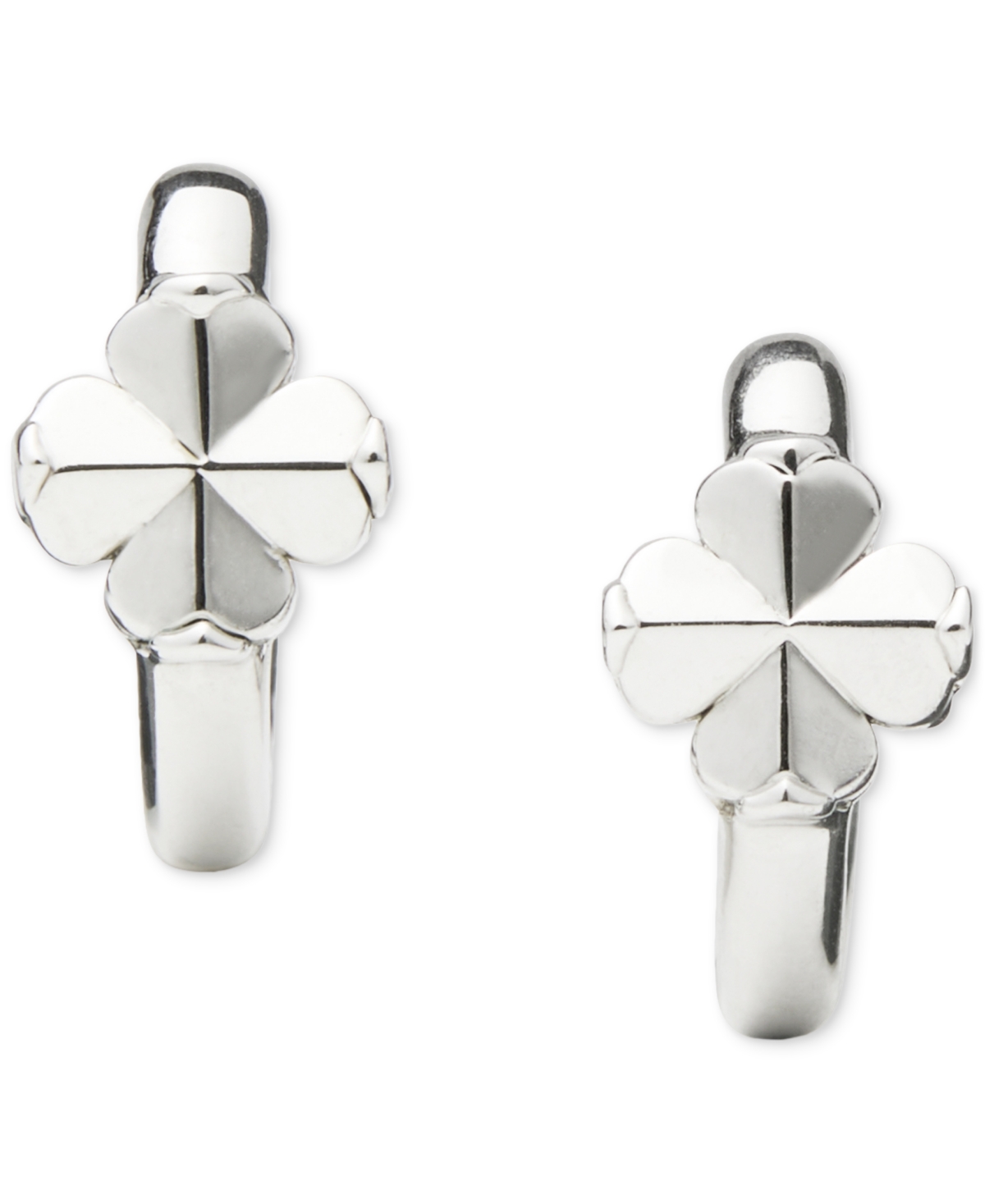 Click here for kate spade new york Spade Flower Huggie Earrings -... prices