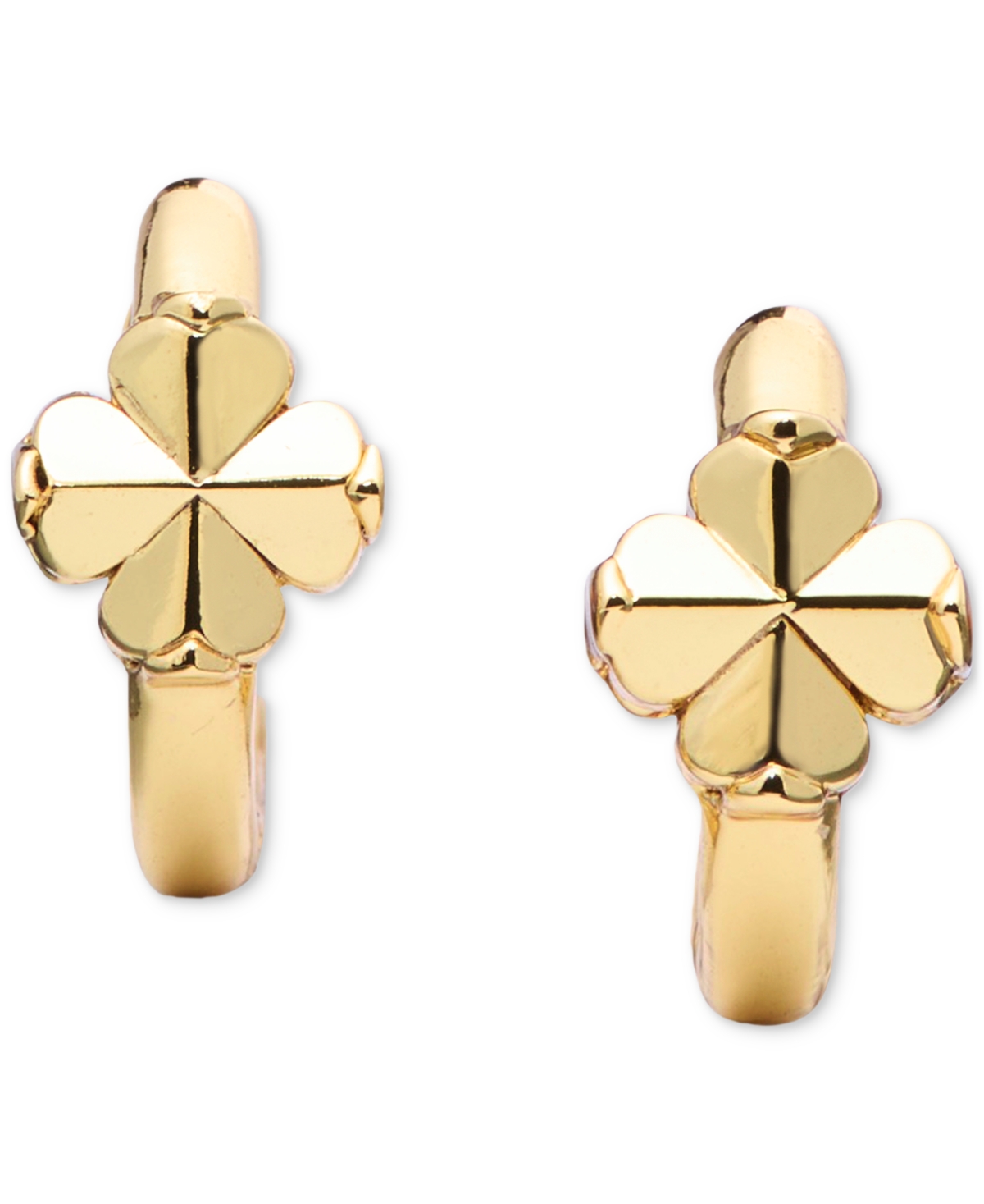 Click here for kate spade new york Spade Flower Huggie Earrings -... prices