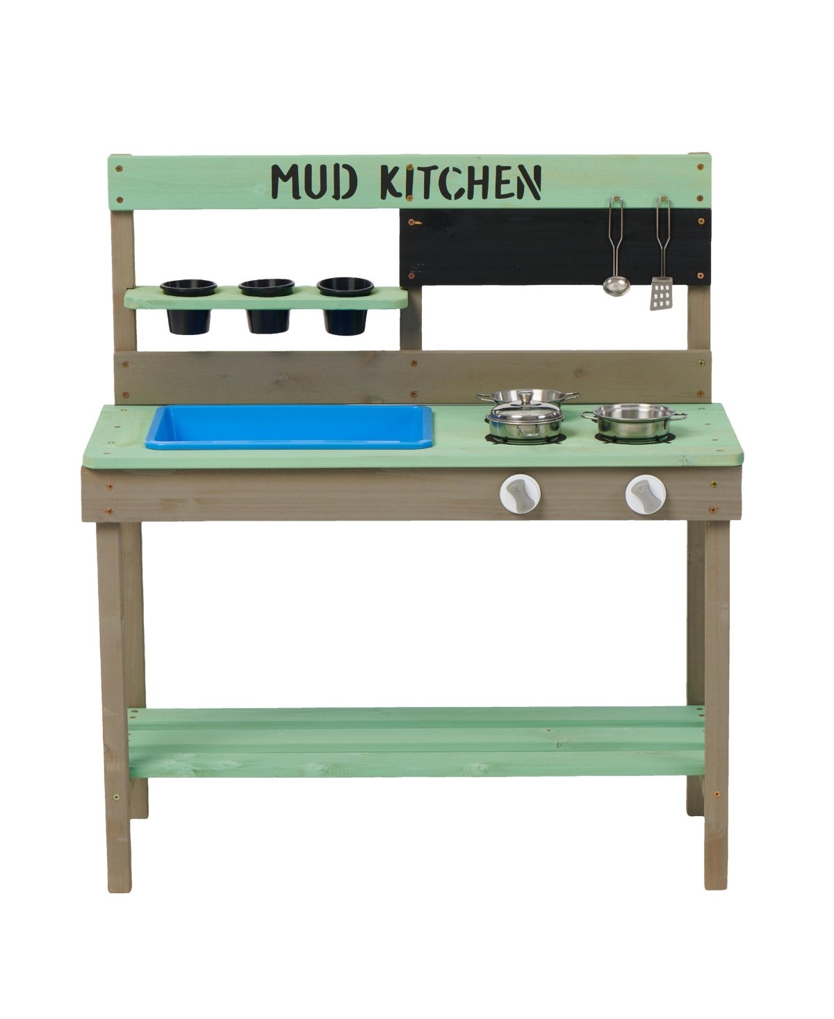Click here for Cesicia Wood Mud Kitchen with Water Play Set & Coo... prices