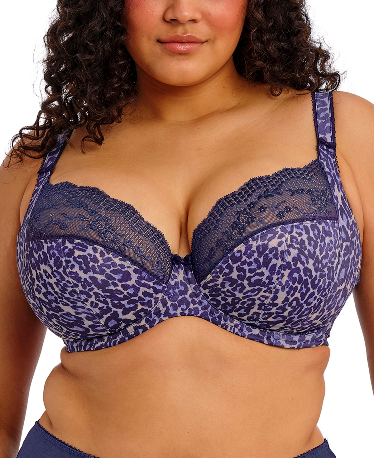 Click here for Elomi Lucie Underwire Plunge Bra - Midnight prices