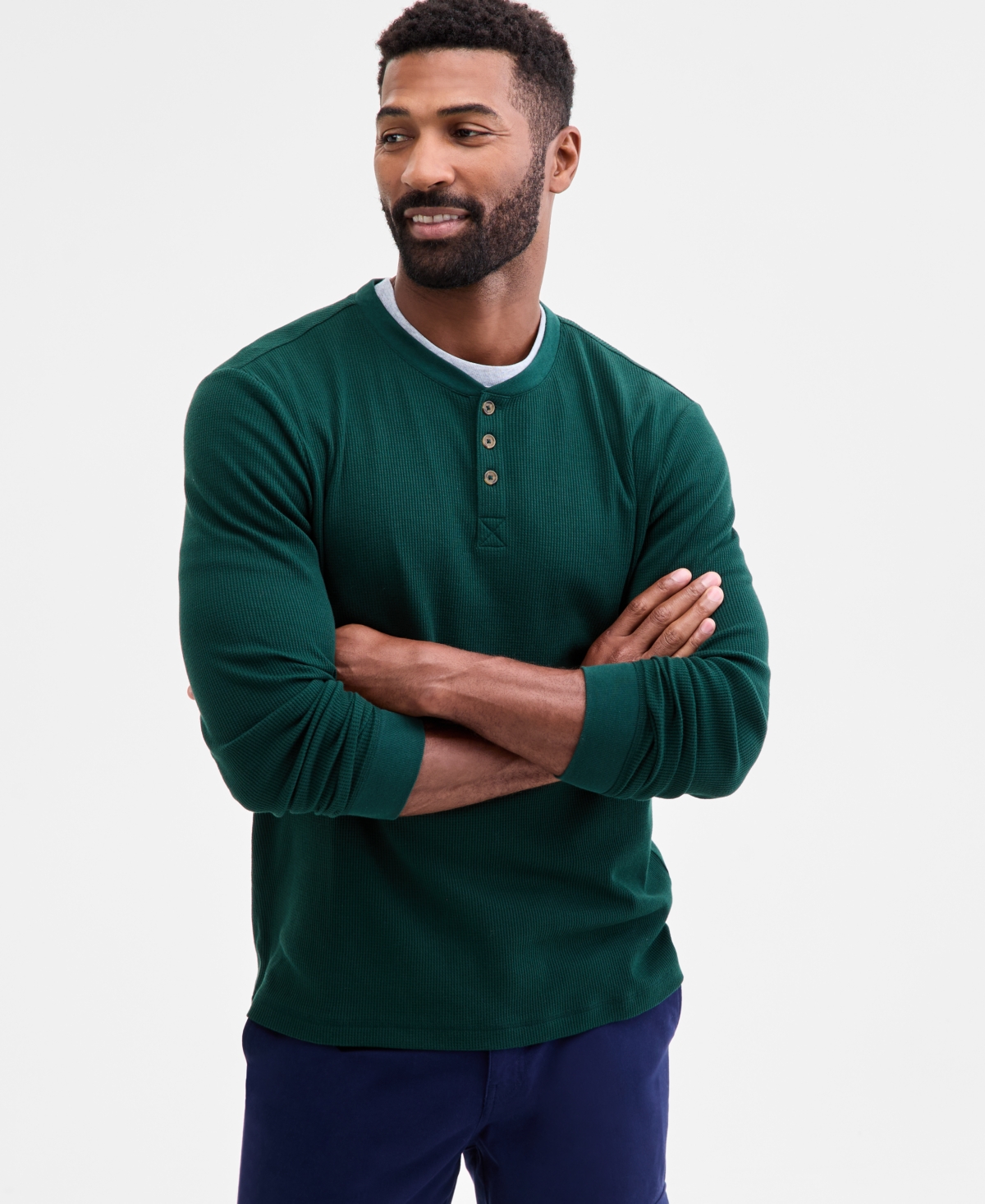 Click here for Club Room Mens Thermal Long-Sleeve Henley  Created... prices