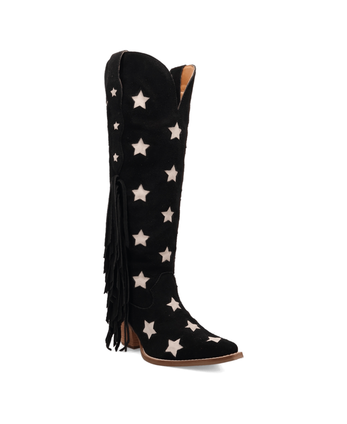 Click here for Dingo Womens Super Star Suede Boot - Black prices