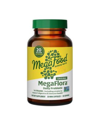 MegaFood MegaFlora Probiotic, 30 Caps - Macy's