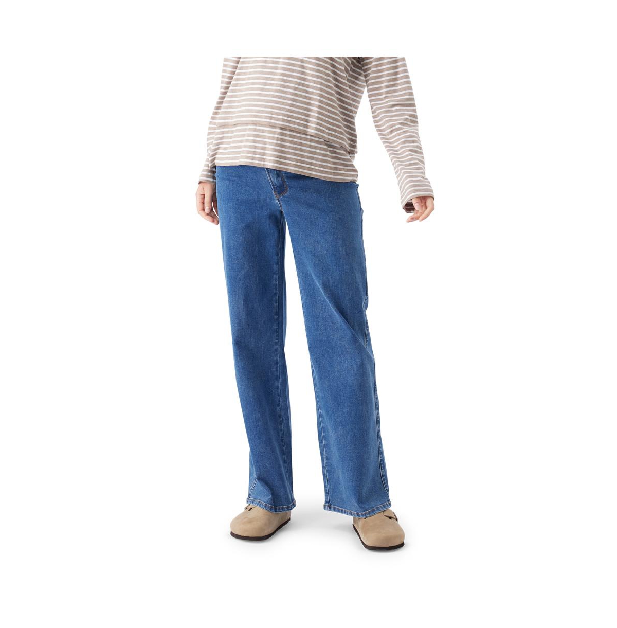 Click here for Kyle Wide Leg Jean - True blue prices
