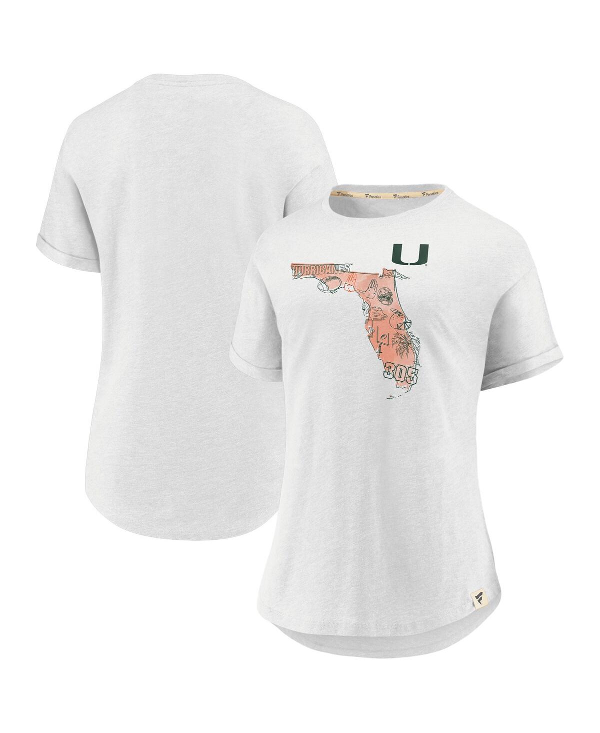 Click here for Fanatics Womens White Miami Hurricanes True Classi... prices