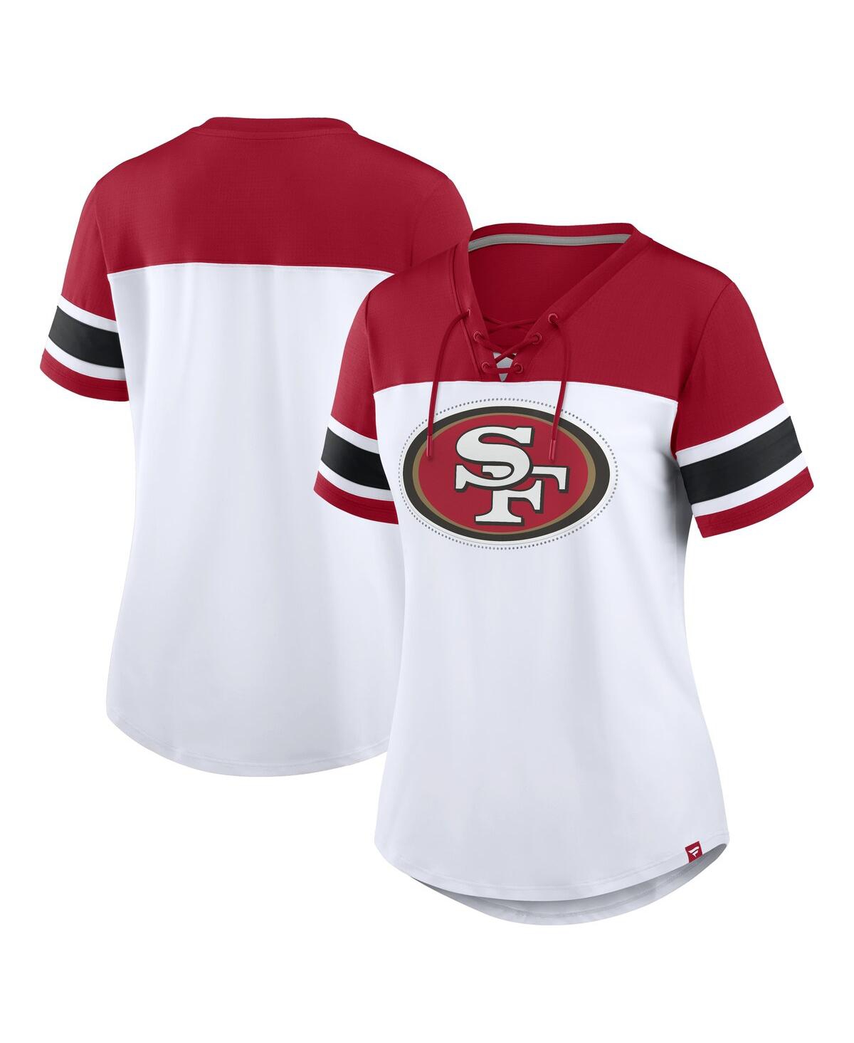 Click here for Fanatics Womens White/Scarlet San Francisco 49ers... prices