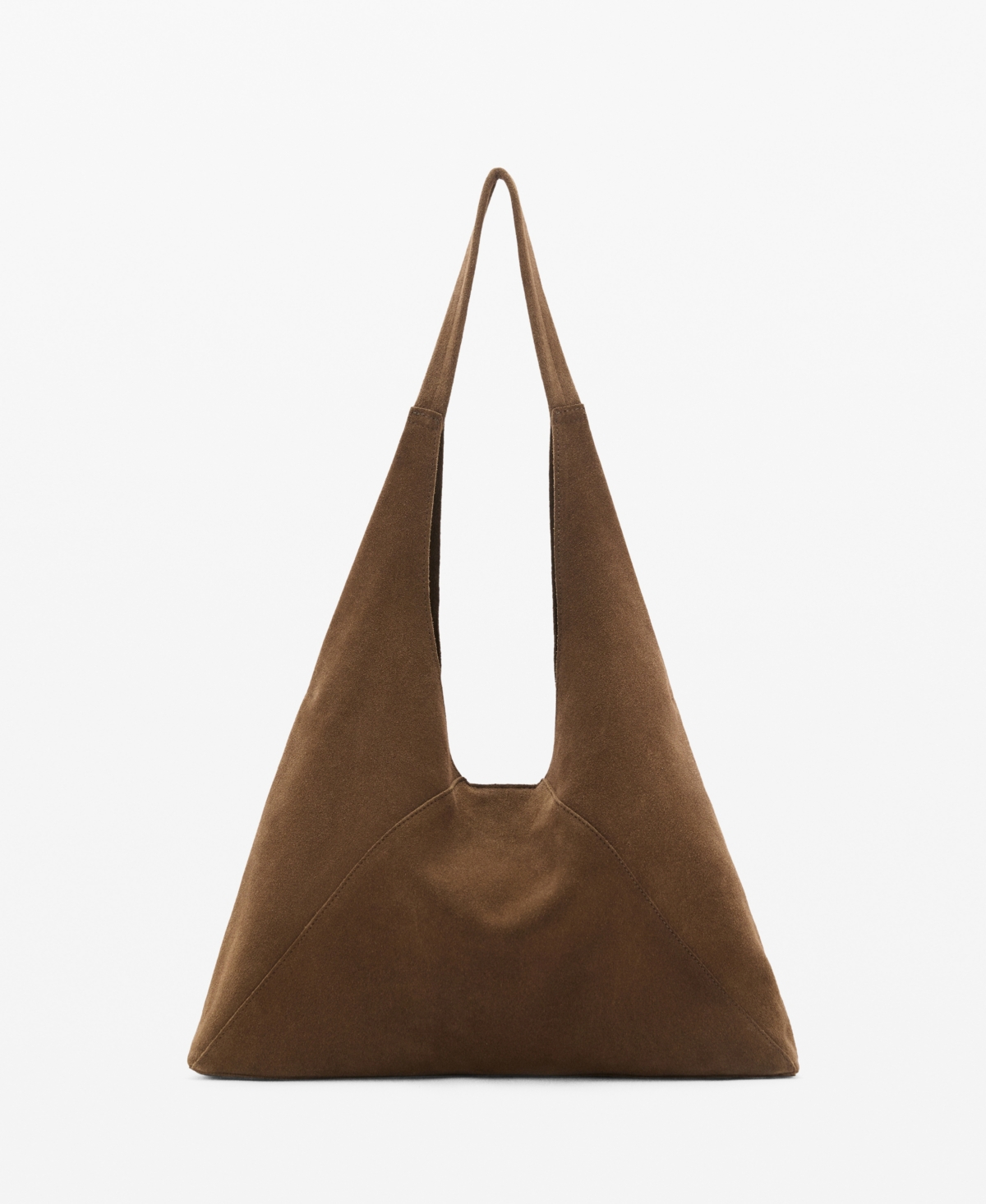 Click here for Mango Womens Suede Shoulder Bag - Forest Green prices