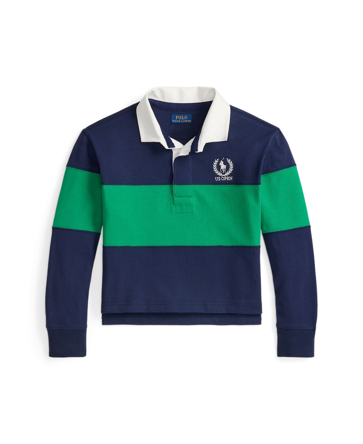 Click here for Polo Ralph Lauren Big Girls Us Open Cotton Boxy Ru... prices