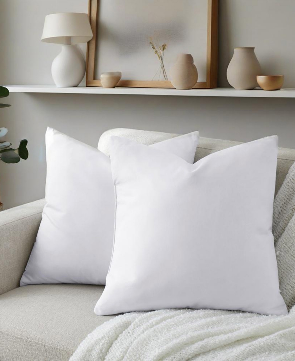 Click here for Unikome Feather & Down 2-Pack Pillow Inserts  26 x... prices