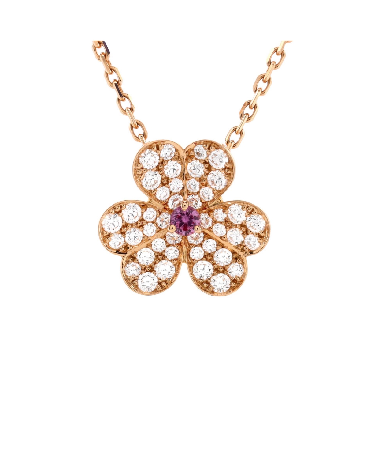 Click here for Pre-Owned Van Cleef & Arpels Frivole Pendant Neckl... prices