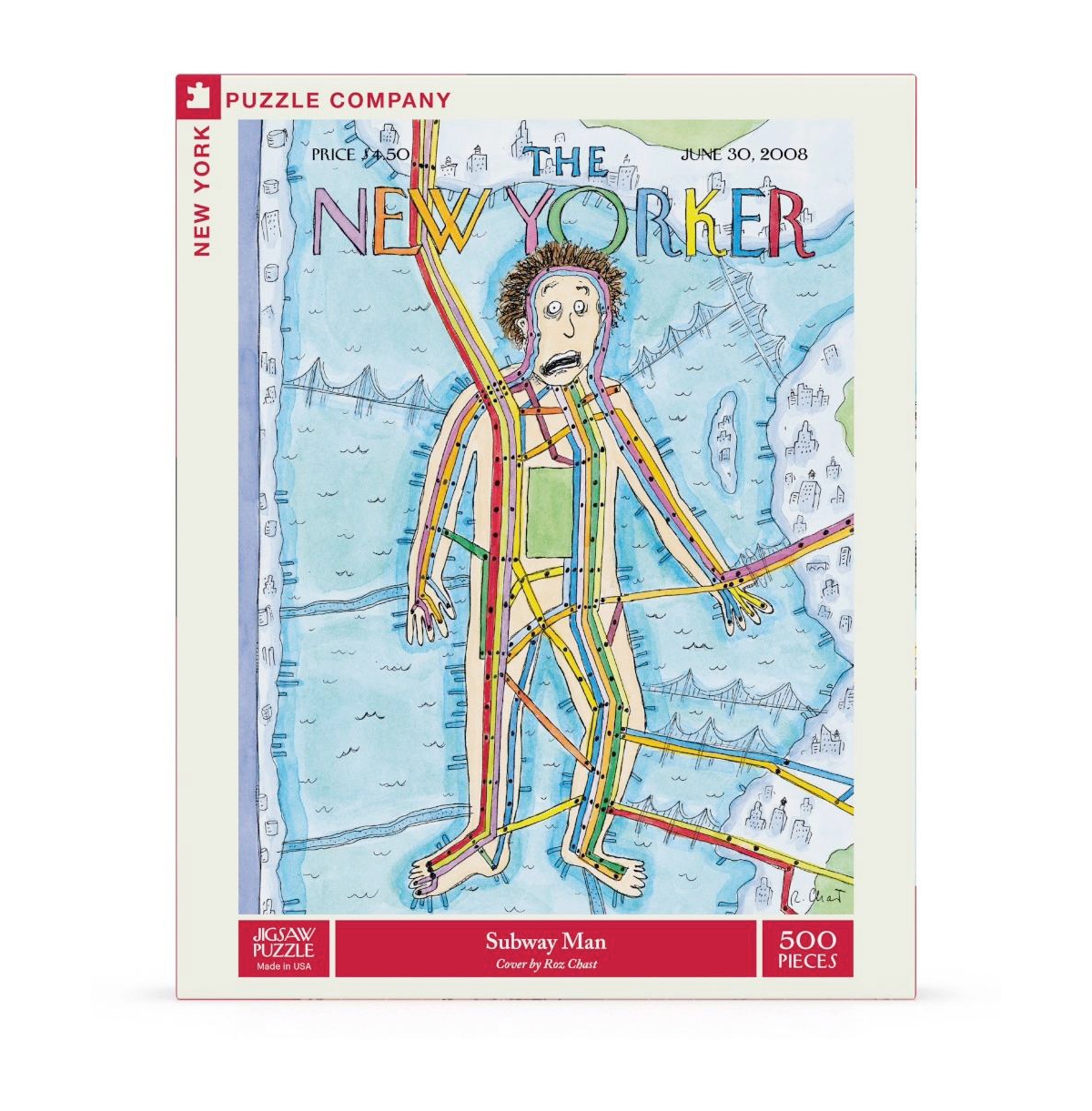Click here for New York Puzzle Company Subway Man 500 Piece Puzzl... prices