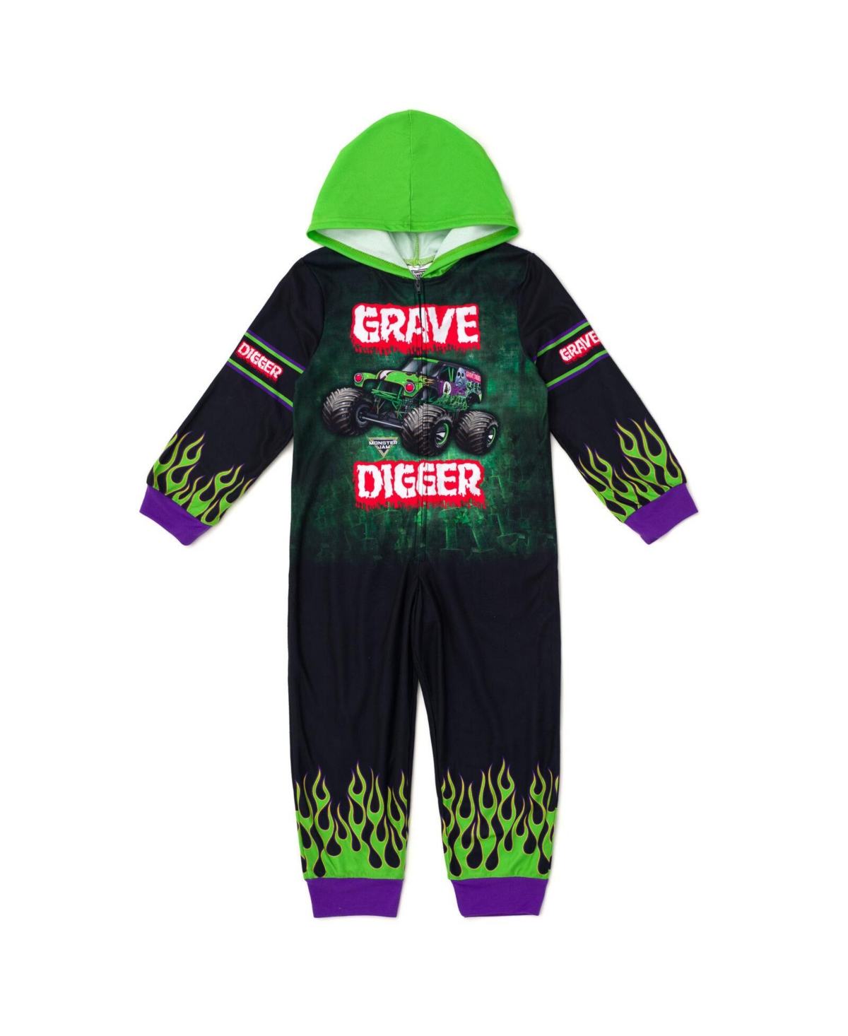 Click here for Monster Jam Toddler Boys Grave Digger Zip Up Cover... prices