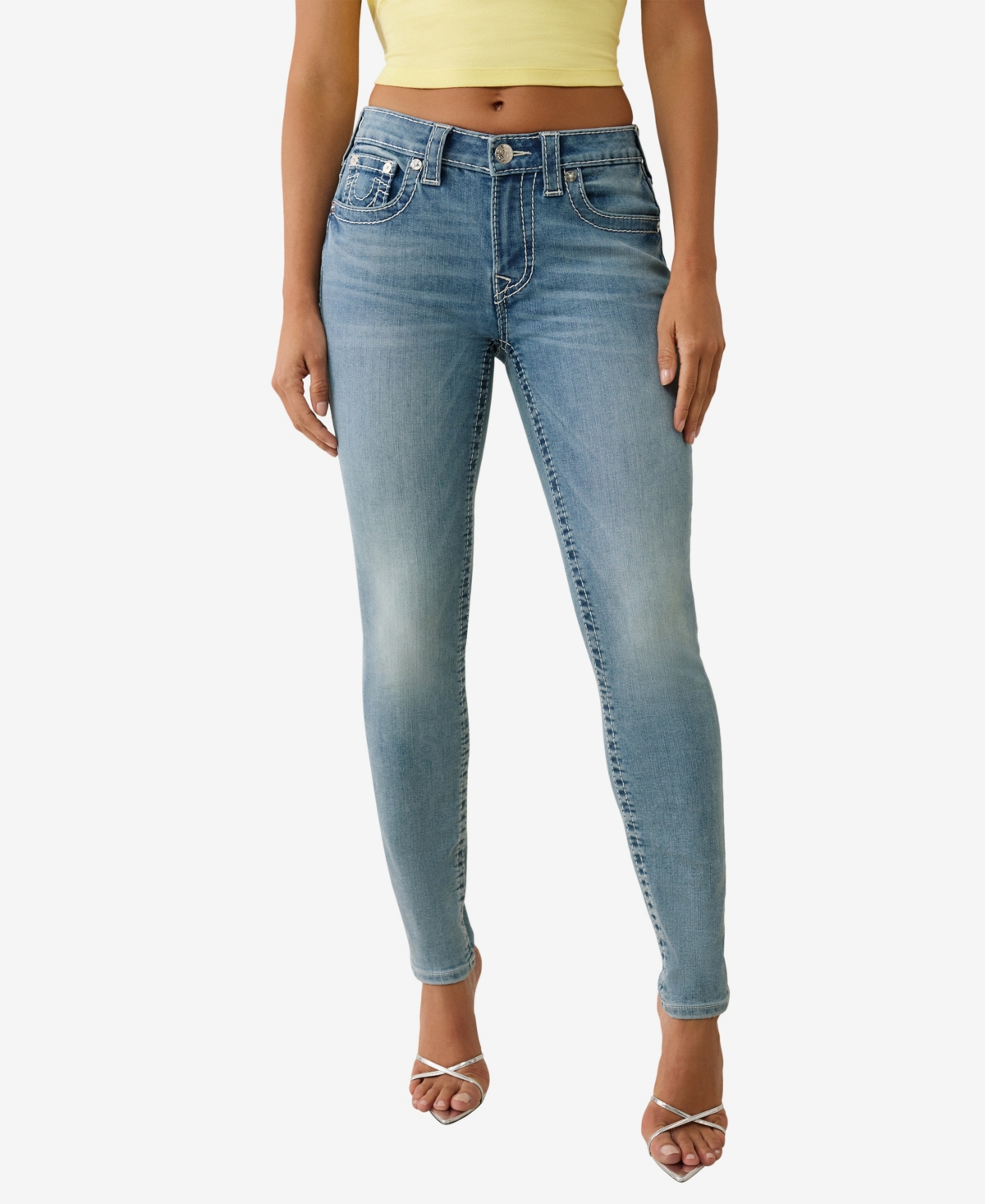 Click here for True Religion Womens Jennie Braided Big T Skinny J... prices
