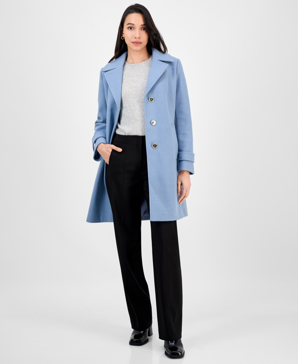 Click here for Michael Michael Kors Womens Single-Breasted Button... prices