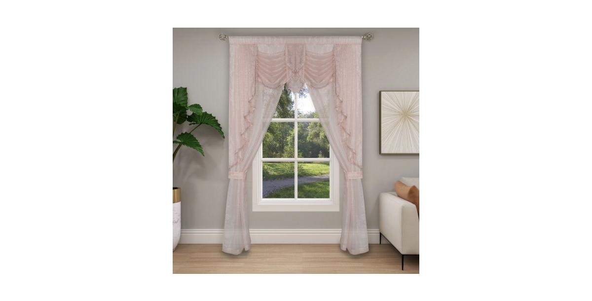 Click here for Kate Aurora Ultra Glam Beaded Sparkly Sheer Window... prices