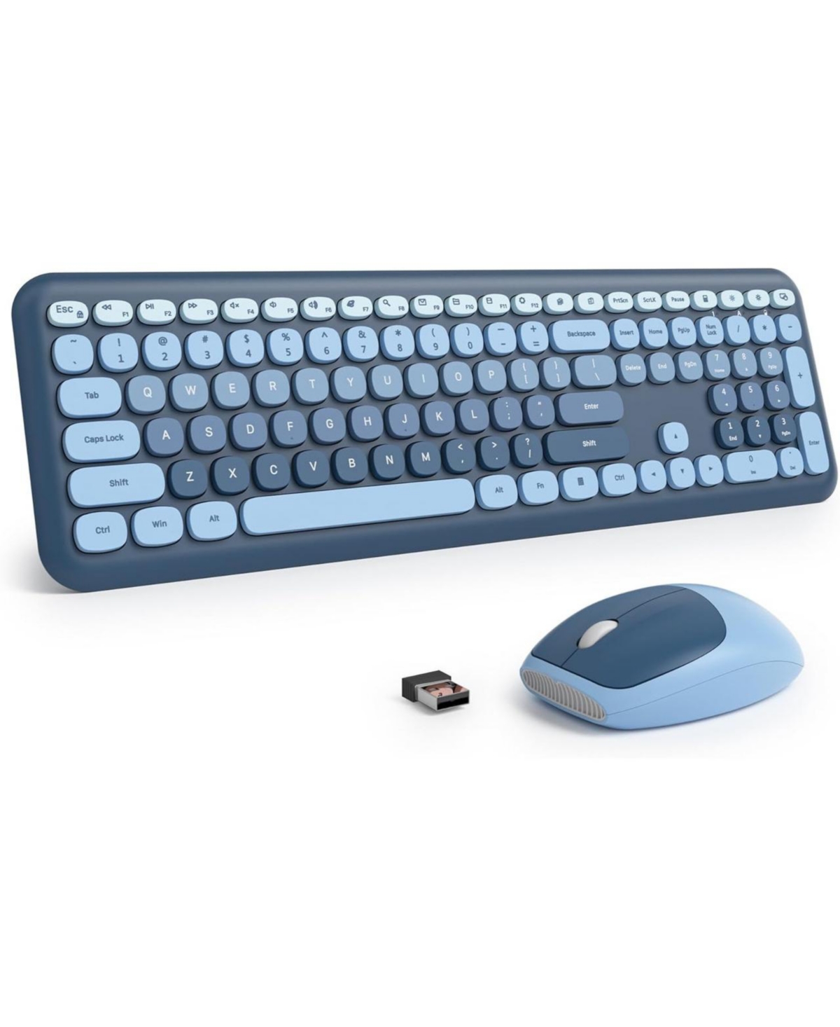 Click here for risokeys Cute Colorful Keyboard and Mouse Wireless... prices