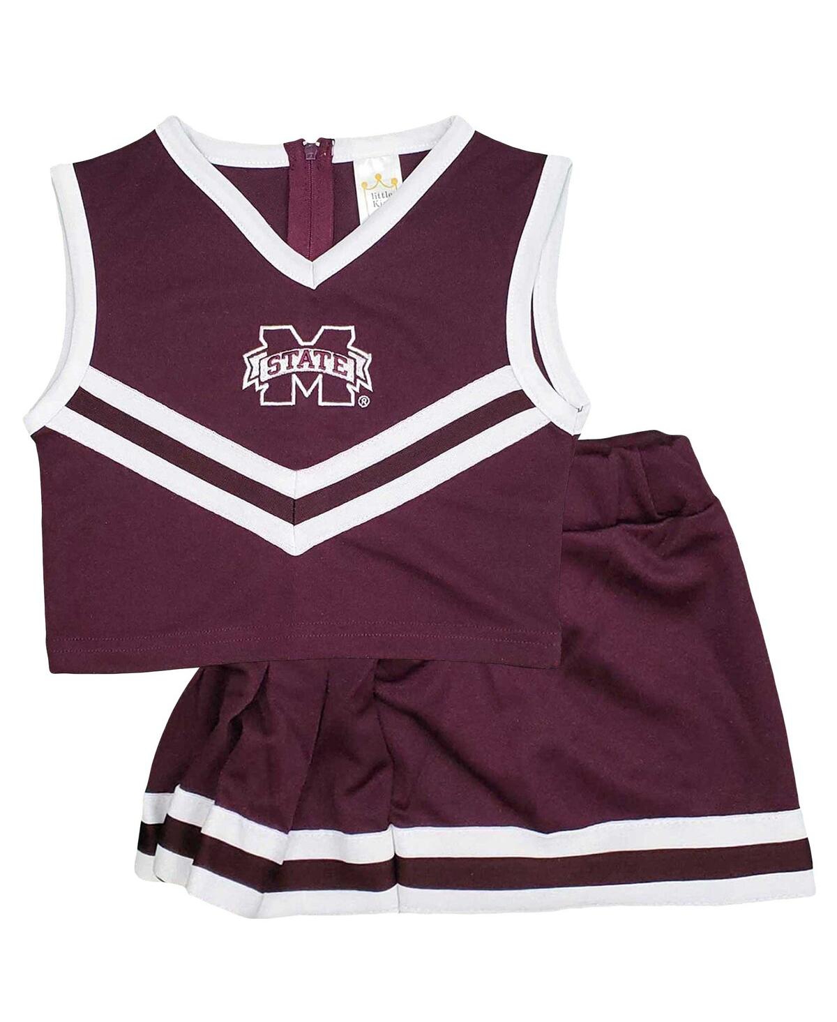 Click here for Little King Big Girls 2-Piece Maroon Mississippi S... prices