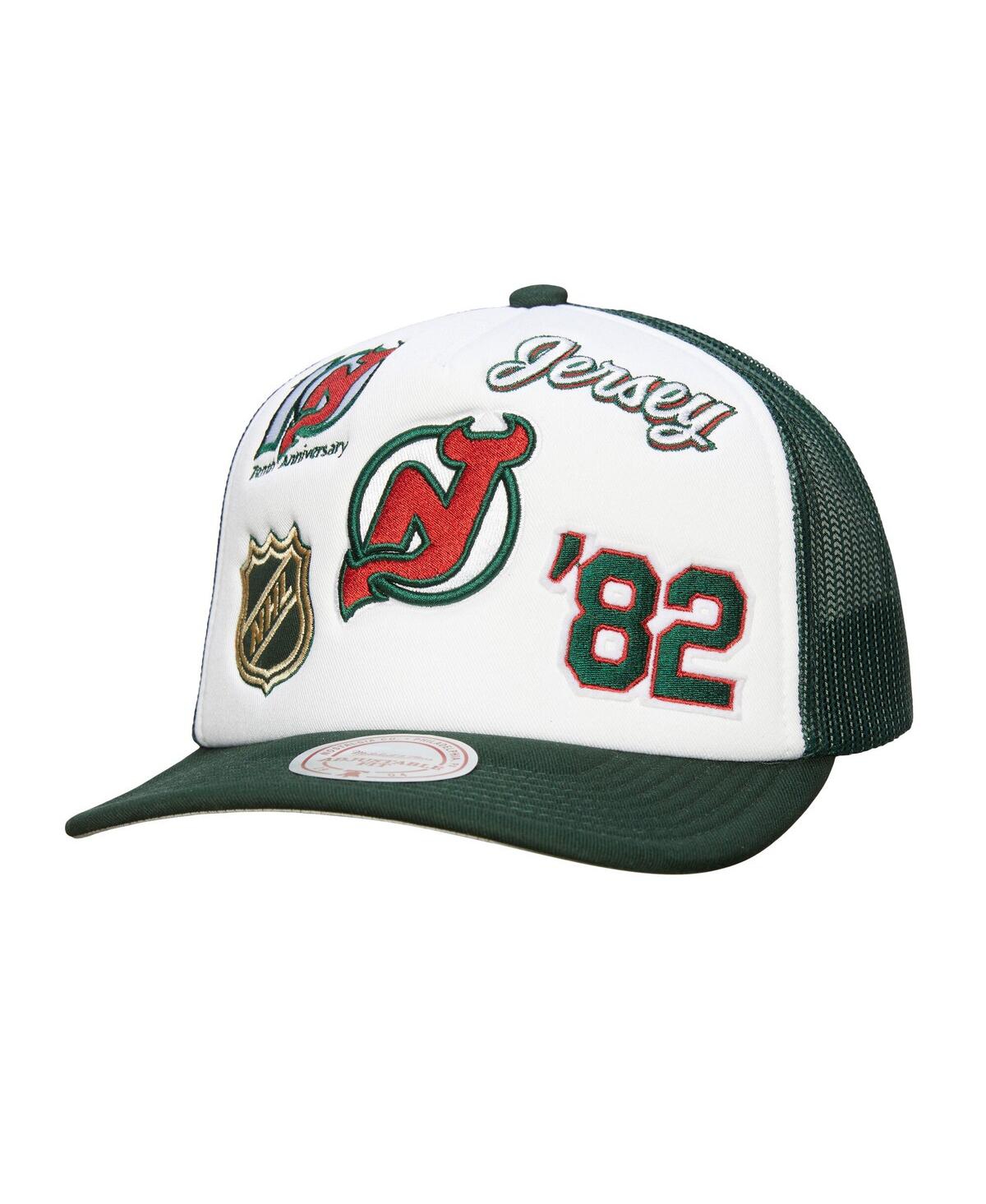 Click here for Mitchell & Ness Mens White/Green New Jersey Devils... prices