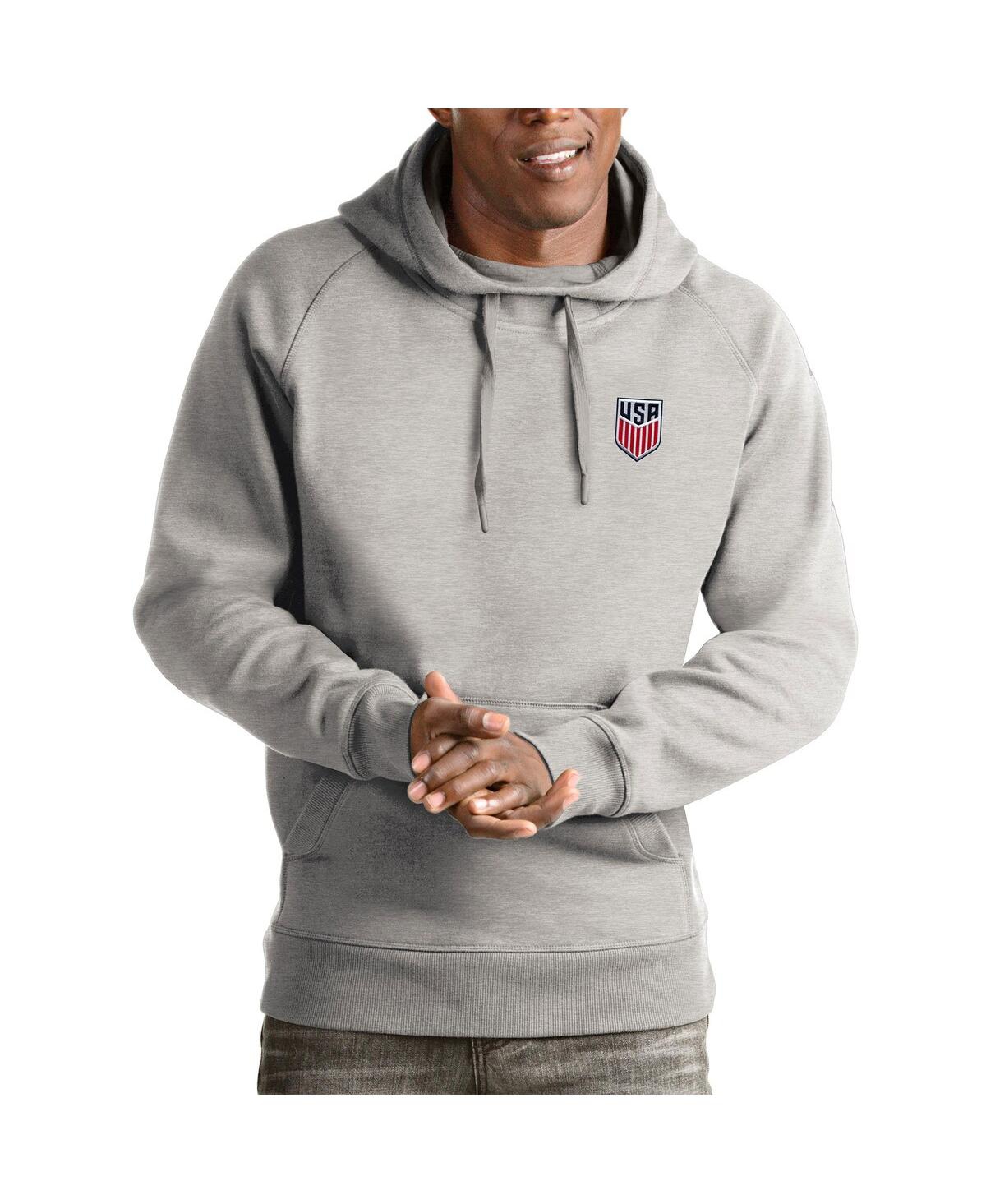 Click here for Antigua Mens Gray Usmnt Victory Pullover Hoodie -... prices