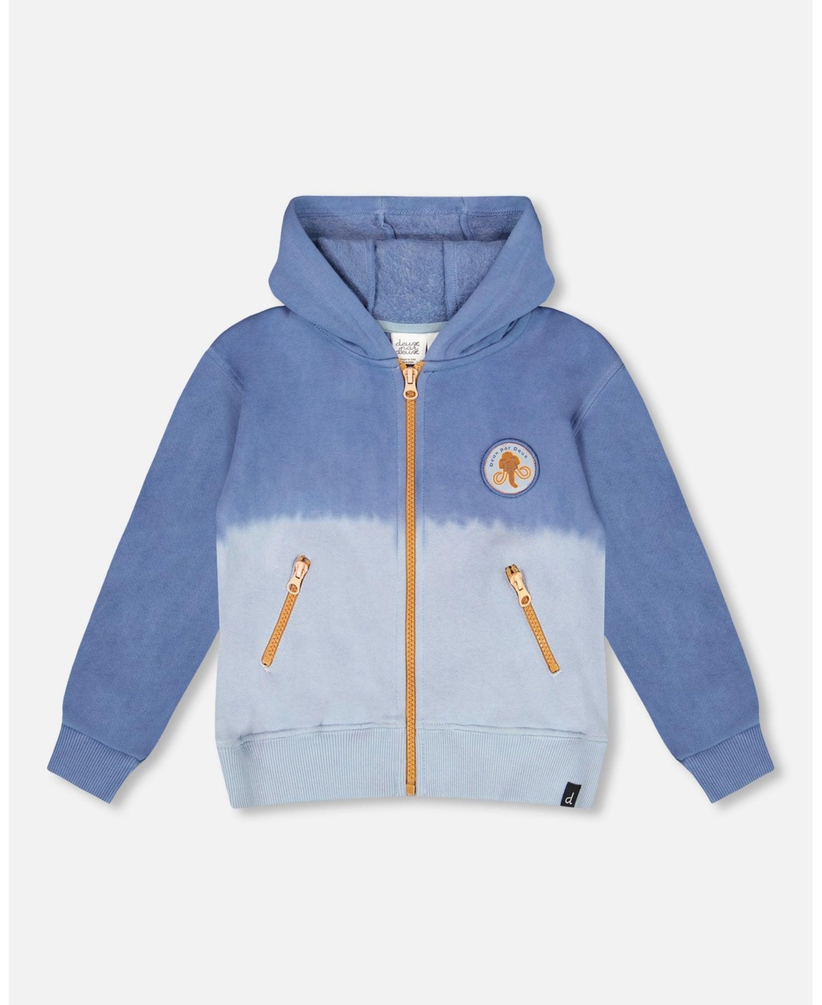 Click here for Deux par Deux Baby Boy Full Zip Hooded Fleece Jack... prices