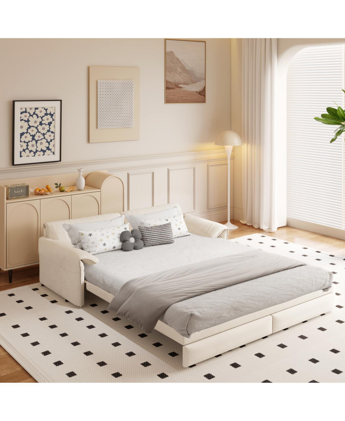 Click here for Streamdale Furniture Queen Pull Out Sofa Bed with... prices