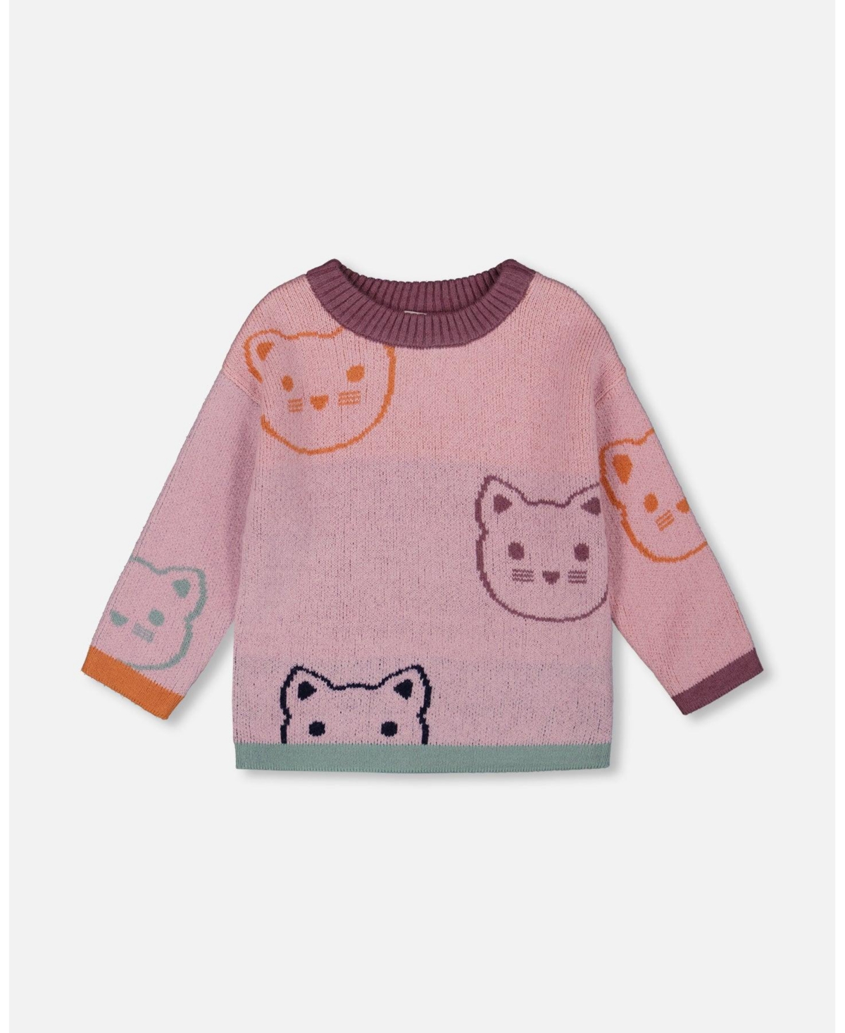 Click here for Deux par Deux Baby Girl Knit Jacquard Sweater Dust... prices