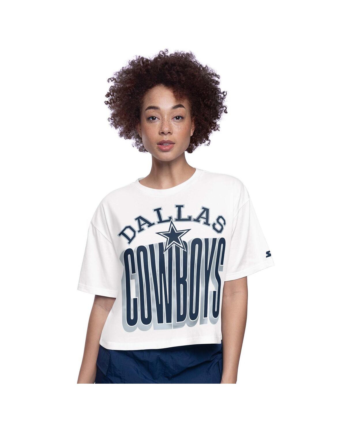 Click here for Starter Womens White Dallas Cowboys Throwback Play... prices