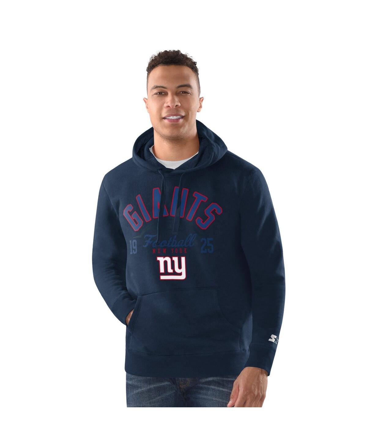 Click here for Starter Mens Charcoal New York Giants Pullover Hoo... prices