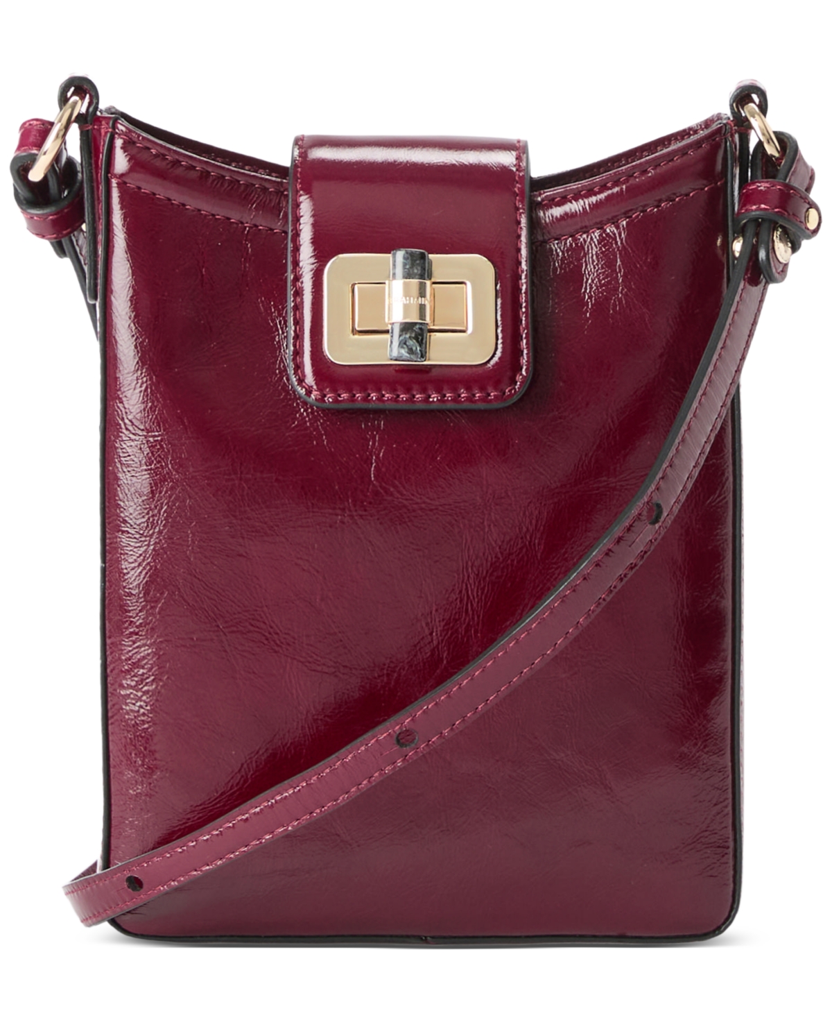 Click here for Brahmin Marley Mini Leather Galloway Crossbody - C... prices