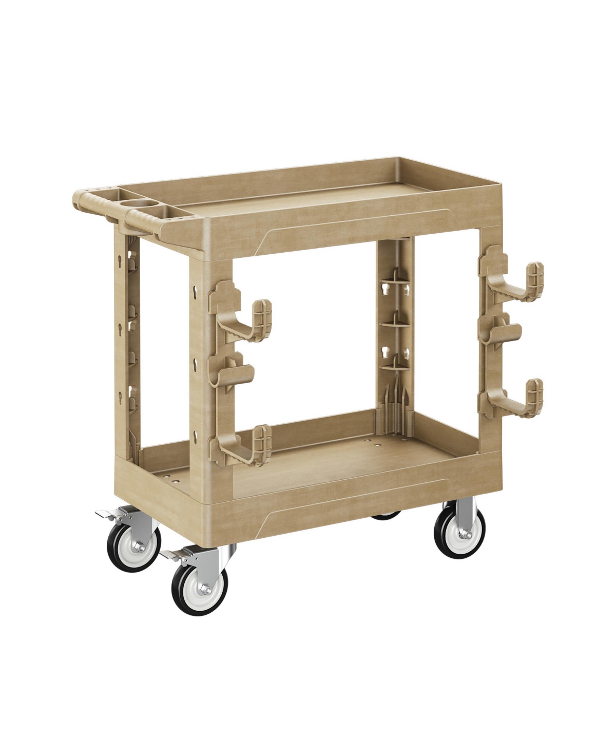 Click here for Silvel 2-Tier Rolling Tool Cart with Wheels  Indus... prices